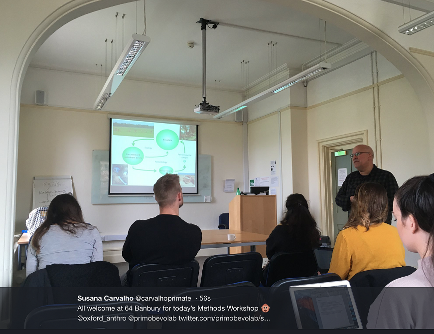 Primate Models for Behavioural Evolution - Methods Workshop | Primate Models for Behavioural ...